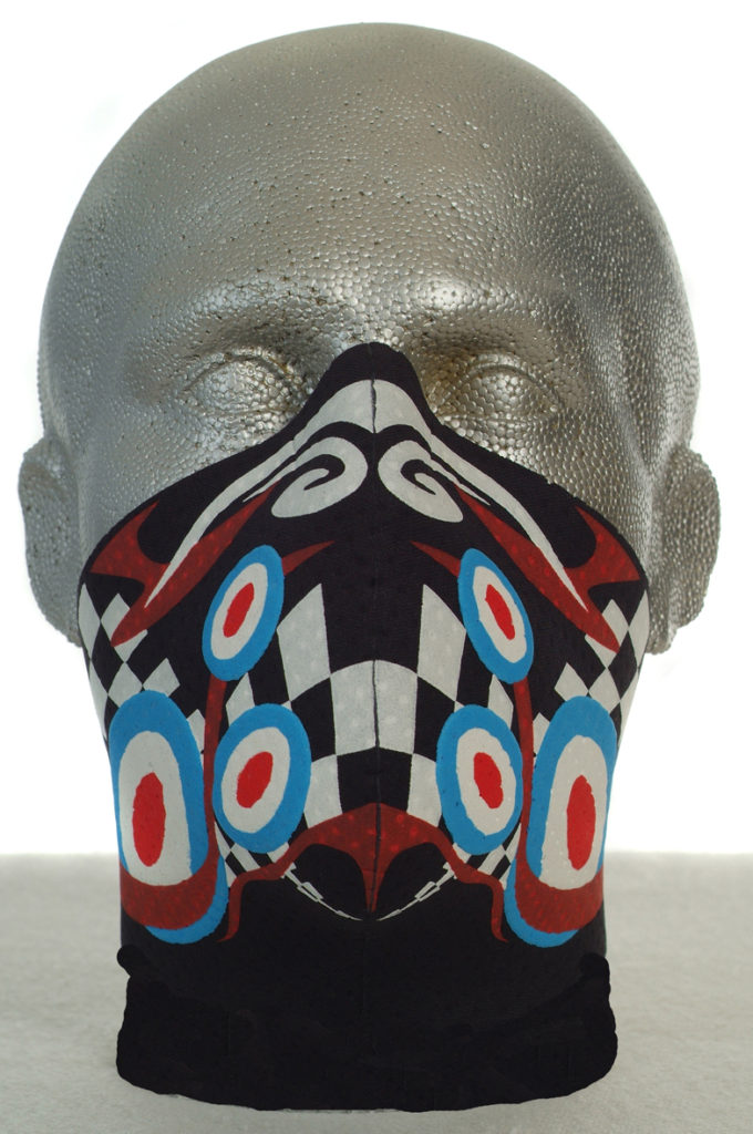 Bandero PSYCHEDELIC long neck mask | Modern Scooters