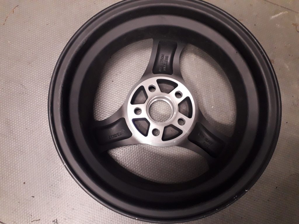 SCOMADI TL125 REAR WHEEL. E4 BRAND NEW OLD STOCK | Modern Scooters